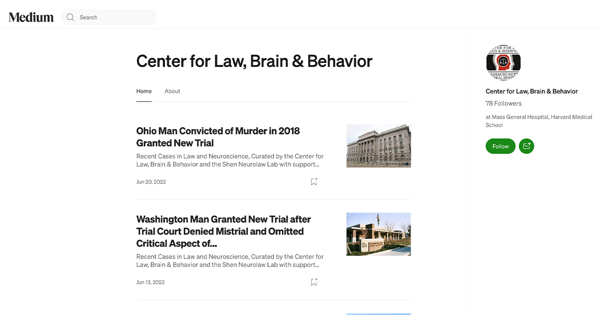 Recent Cases in Law and Neuroscience Archive - Dana Foundation